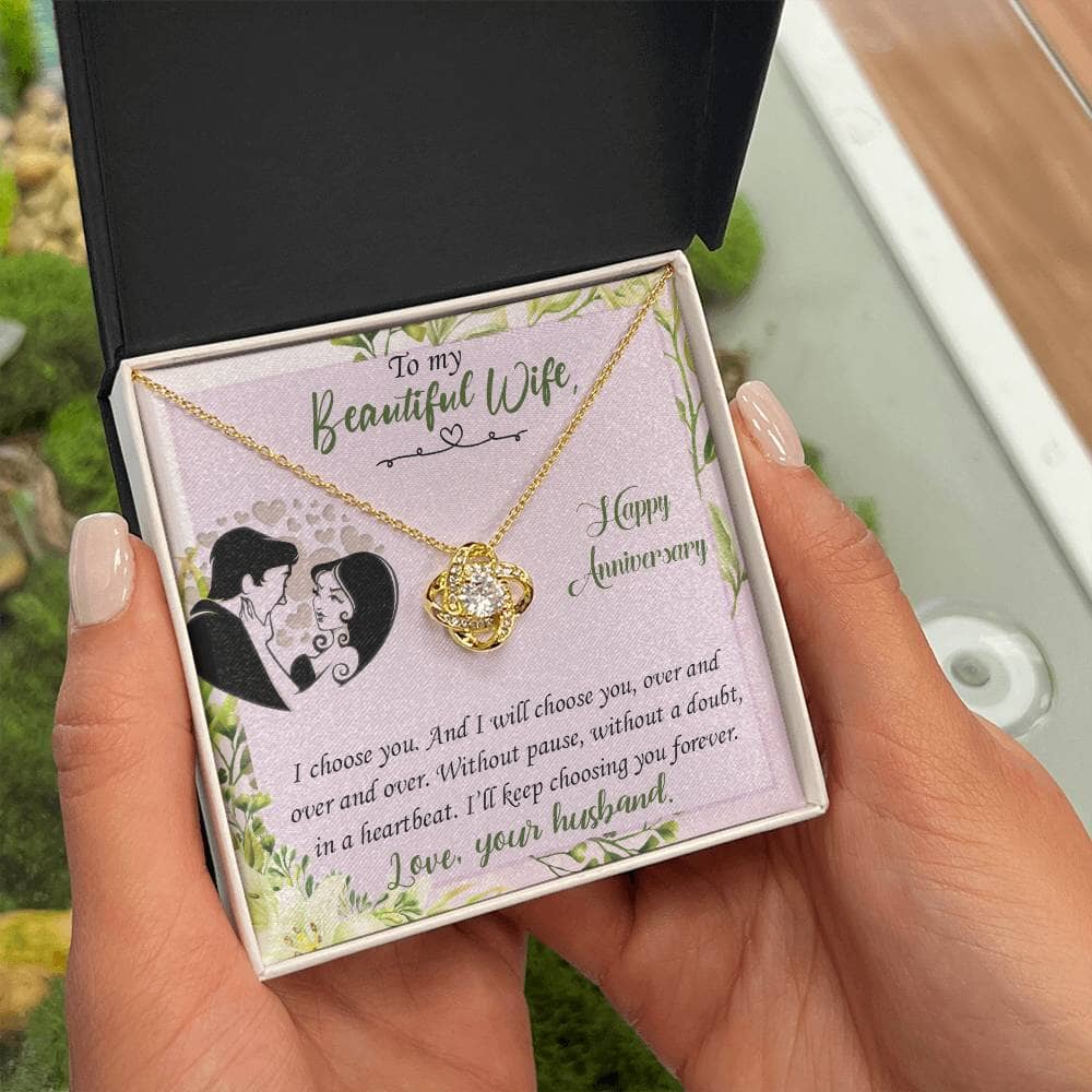 Eternal Bond Love Knot Necklace: A Timeless Symbol of Unending Love ...