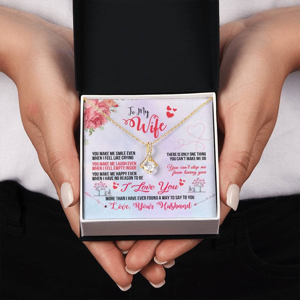 Eternal Love Ribbon Necklace: A Dazzling Symbol of Everlasting Affecti ...