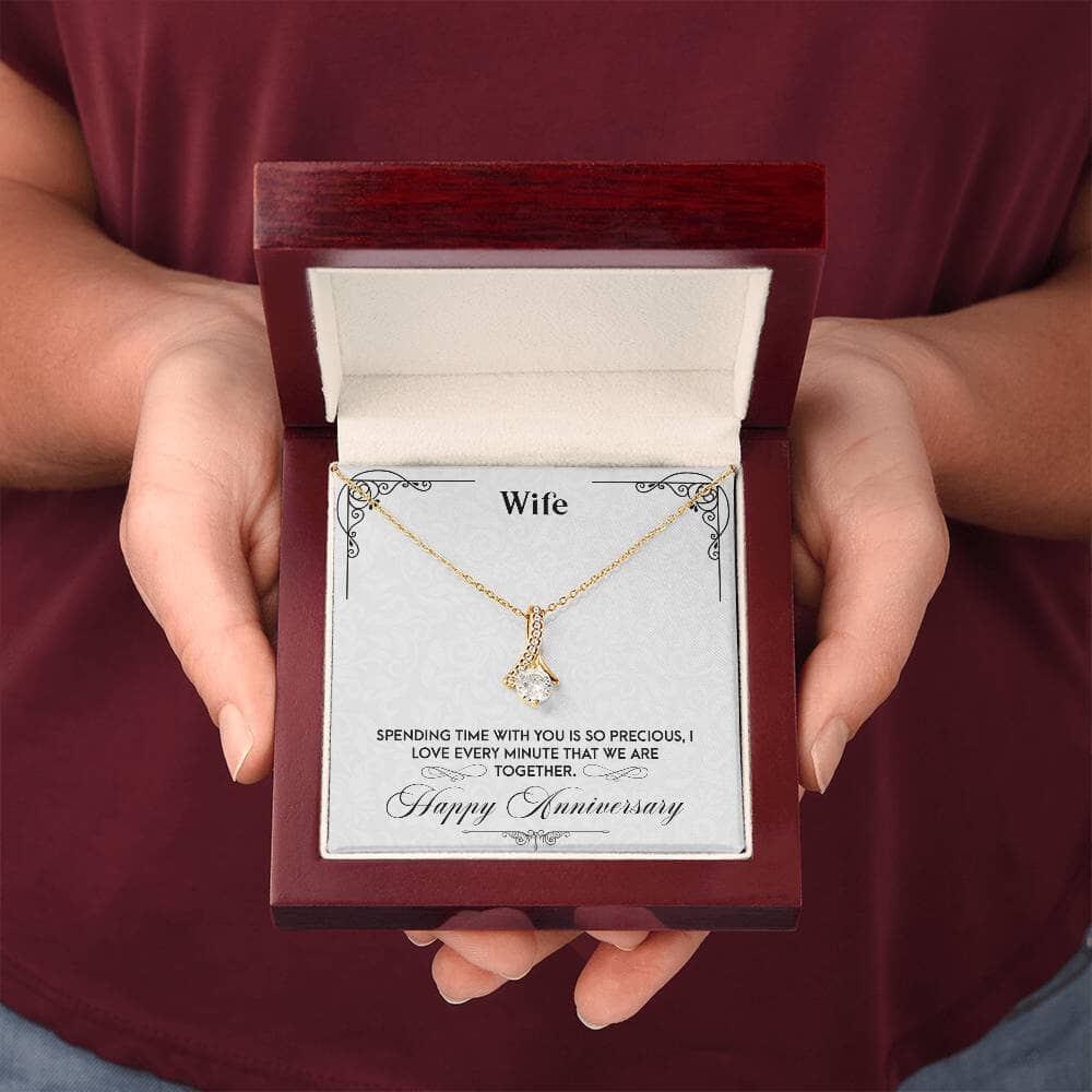 Eternal Love Ribbon Pendant - A Timeless Symbol of Anniversary Devotio ...